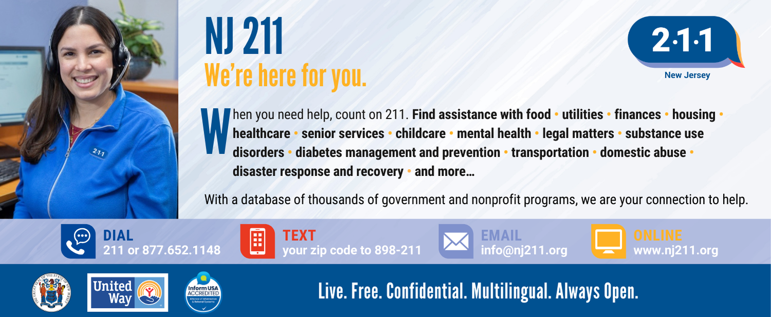 Media Center | NJ 2-1-1 Partnership